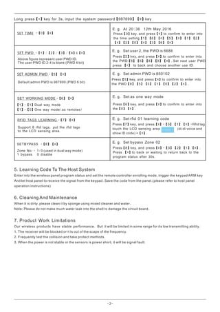 PB R Wireless Alarm Keypad PDF