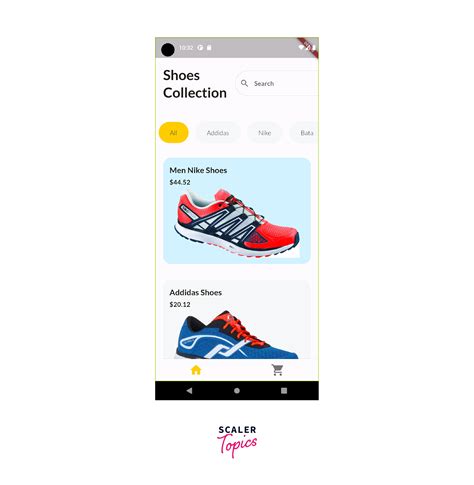 Ecommerce App In Flutter Scaler Topics