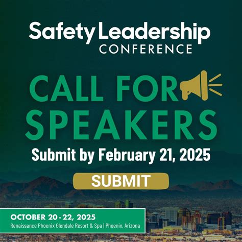 📢 The Safety Leadership Conference Is Headed To Phoenix Az On October