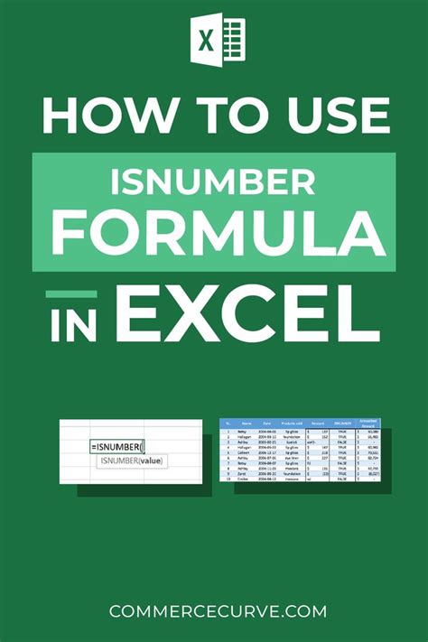 How To Use Isnumber Formula In Excel Excel Tutorials Microsoft Excel