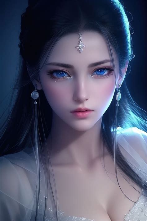 Digital Portrait Art Digital Art Girl Beautiful Fantasy Art Anime