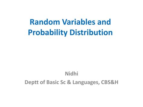 Statistical Convergence Pptx Physics Science