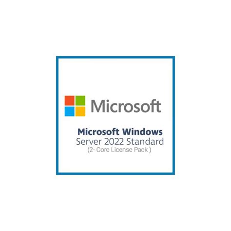 Microsoft Windows SQL Server Standard Core Core License Pack