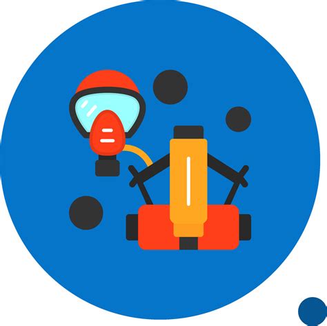 Scba Flat Shadow Icon 39521463 Vector Art At Vecteezy