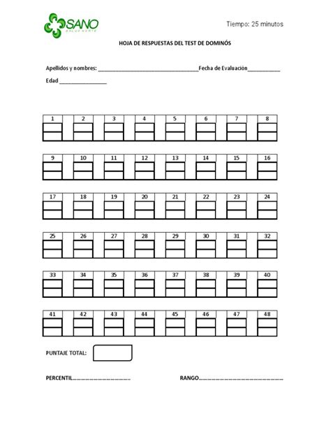Test Domino Pdf
