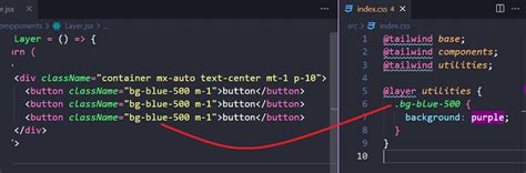 تغییر استایل کلاس های tailwind css آموزش tailwind css پیام حیاتی