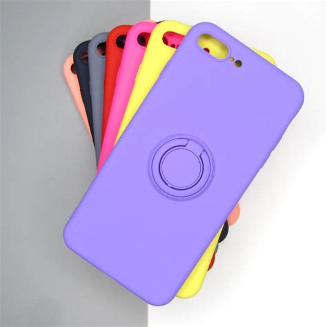 قاب آیفون 7plus8plus سیلیکونی حلقه دار موبی کومی