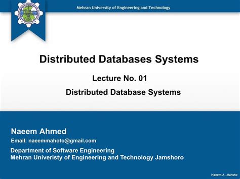 Pdf Distributed Databases Systems · Outline • Introduction To Dds