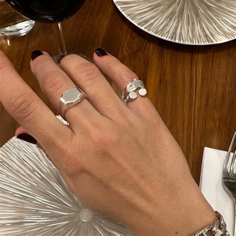 Tiny Hexagon Ring Dilek Altunay