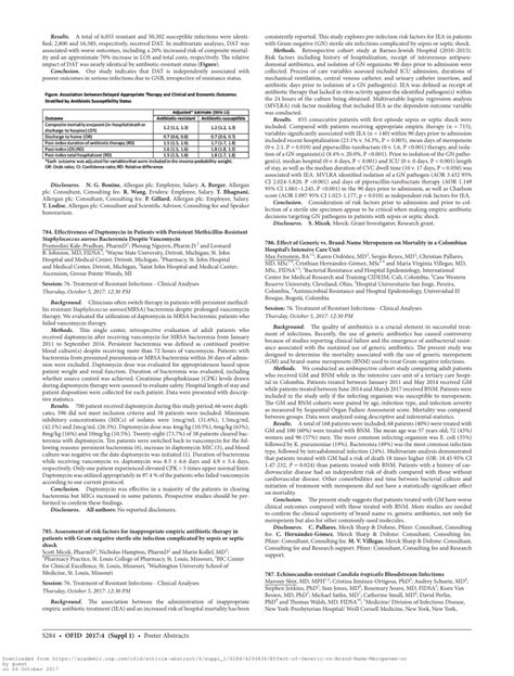 Pdf Effect Of Generic Vs Brand Name Meropenem On Mortality In A Colombian Hospitals