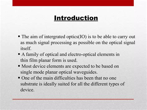 Slab And Strip Waveguides Pptx