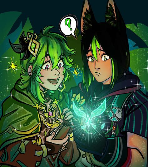 TIGHNARI AND COLLEI Genshin Impact Amino