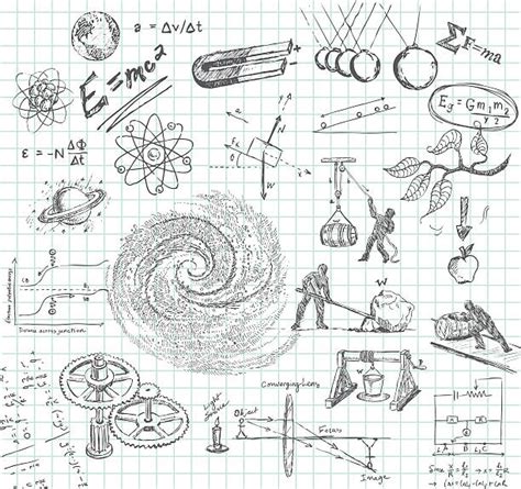 17900 Physics Drawing Stock Illustrations Royalty Free Vector