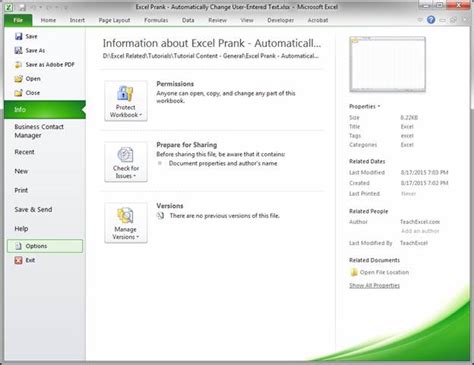 Excel Prank Automatically Change User Entered Text TeachExcel