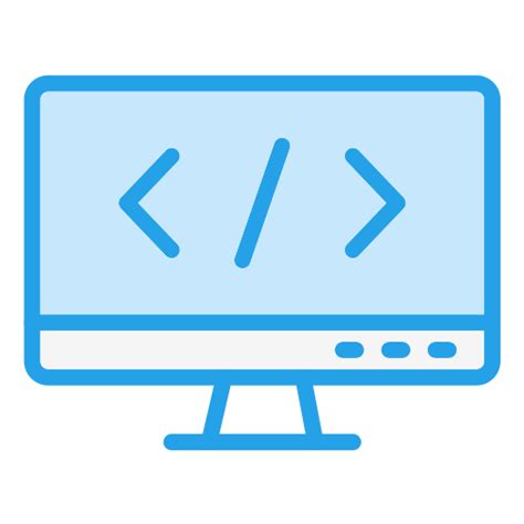 Coding Generic Blue Icon