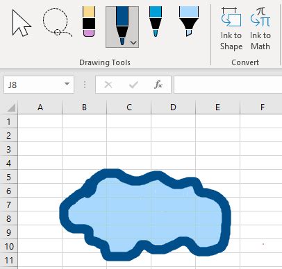 Create A Shape With Drawing Tools In Excel Google Sheets Automate Excel