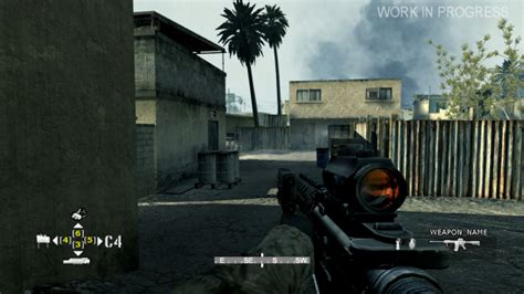Concept Game Hud Image Call Of Duty 4 Modern Warfare Return To