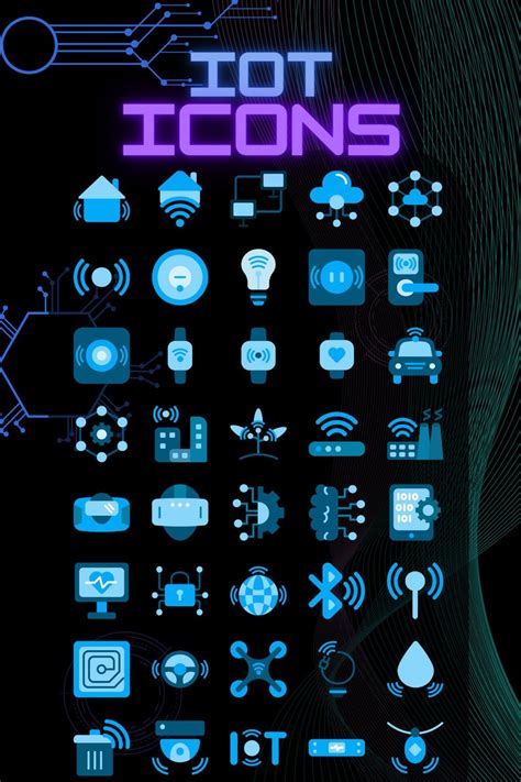 300 Internet Of Things Icons Pack Iot Icons Icon Svg Png Icons Clipart Icons Flat Line