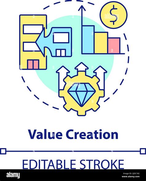 Value Creation Concept Icon Stock Vector Image And Art Alamy