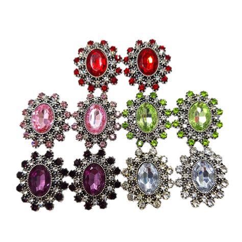 Lote De Chatons Cinco Cores Com Strass 3 Cm Shopee Brasil