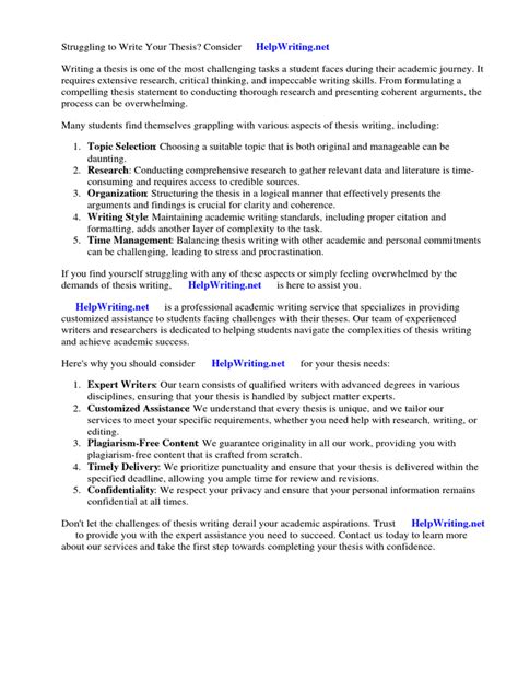 Thesis Framework Free Pdf Hypothesis Theory