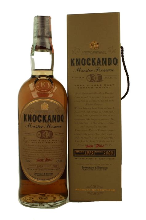 Knockando Speyside Scotch Whisky 1979 2000 70cl 43 Ob Oak Butt