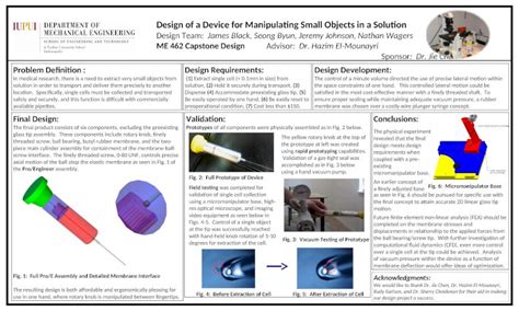 Ppt Design Of A Device For Manipulating Small Objects In A Solution Design Team James Black