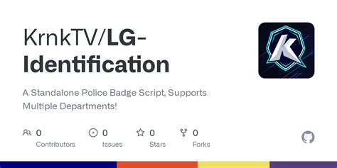 Lg Identification Badge Supports Multiple Department Layouts