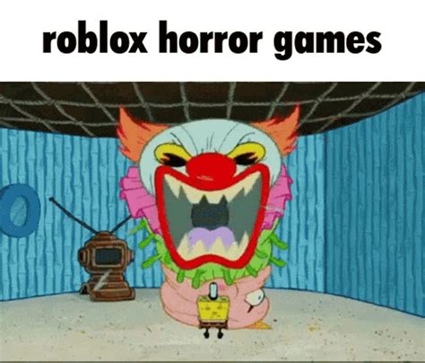 Spongebob Not Scared  Spongebob Not Scared Roblox Horror Games Descobrir E Compartilhar S