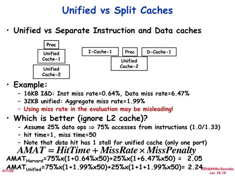 ppt eeng 449bg cpsc 439bg computer systems lecture 17 memory hierarchy design part i