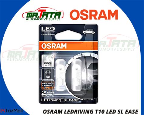 Osram T10 Led Sl Ease 6000k W2 1x9 5 2825dw3 1 W5w 2pcs Lazada Ph