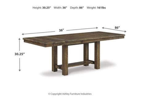 Signature Design By Ashley® D631 45 Moriville Grayish Brown Dining Room