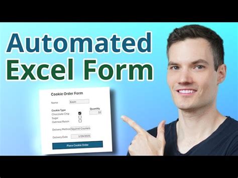 Free Video How To Create An Automated Data Entry Form In Excel Step