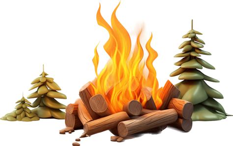 Campfire Png With Ai Generated 33504174 Png