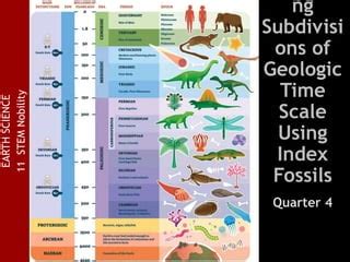 Quarter 4 Week 7 Defining And Identifying Subdivisions Of Geologic Time Scale Using Index Fossil