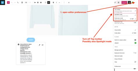 missing toolbar when using button forums