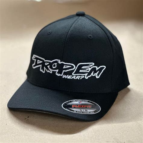 2 Tone Og Logo Black With Whiteblack Curved Bill Flex Fit Drop Em