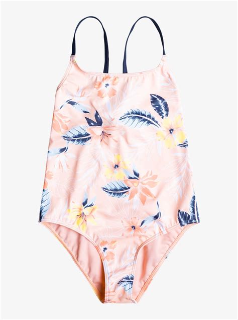 Girls 8 16 Roxy Sporty One Piece Swimsuit Hollow Surf Shop