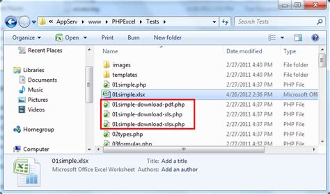 สร้าง Excel Xlsxlsx ไฟล์ด้วย Phpexcel และการส่งออก Export จากฐาน