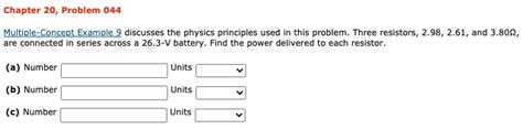 Solved Chapter 20 Problem 044 Multiple Concept Example 9