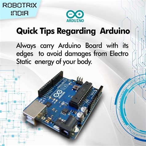 Robotrix India On Twitter Always Carry Arduino Board With Its Edges To Avoid Damages From