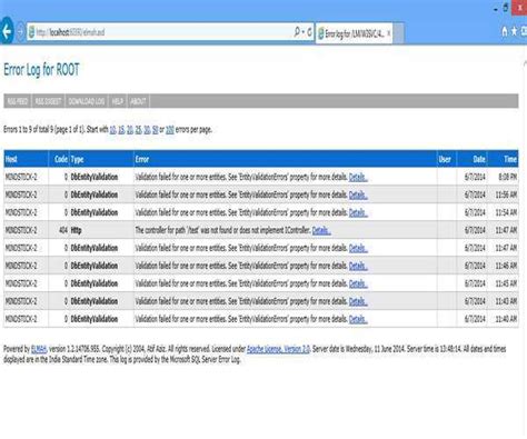 Elmah In Aspnet Mvc Mindstick