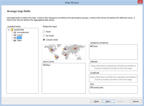 Creating Maps With Barchart Series And Csv Data Source Telerik Reporting