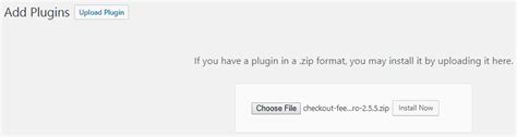 installing the plugin payment gateway based fees and discounts for