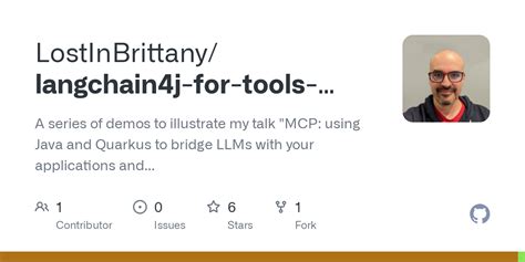 Github Lostinbrittanylangchain4j For Tools And Mcp Demo A Series Of