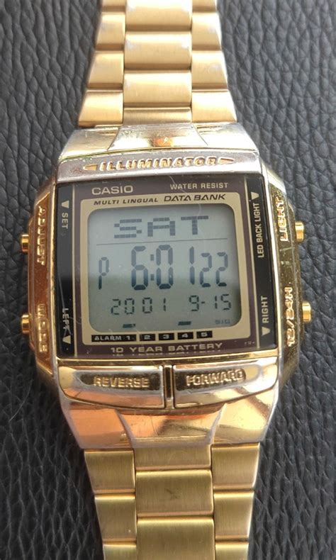 Casio Data Bank Db 360g 9a Digital Men World Time Dual Time Mens Fashion Watches