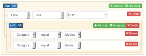 How Can I Implement User Friendly Boolean Logic In A Web Form GUI