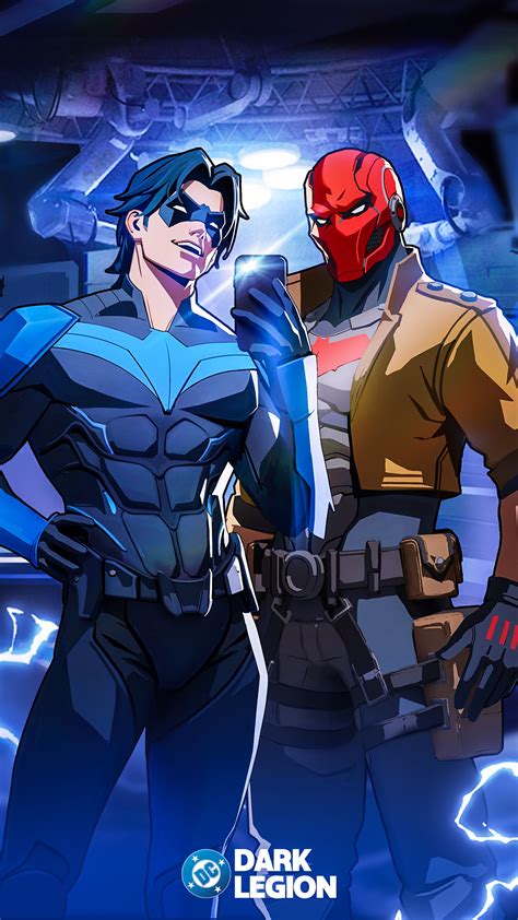 Dick Grayson Jason Todd Nightwing Red Hood Dc Dc Comics Highres
