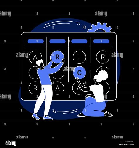 Raci Matrix Abstract Concept Vector Illustration Stock Vector Image And Art Alamy