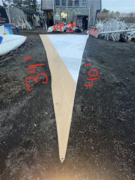 Rolling Furlingfurler Genoa Sail 40 Luff X 39 Leech X 193 Foot Sailboat Parts